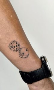Rolling in Style: The Top 100 Dice Tattoos & Meanings - Tattoo Me Now