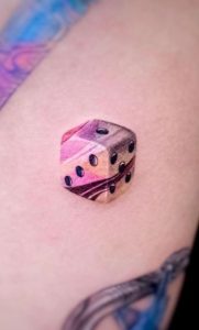 Rolling in Style: The Top 100 Dice Tattoos & Meanings - Tattoo Me Now