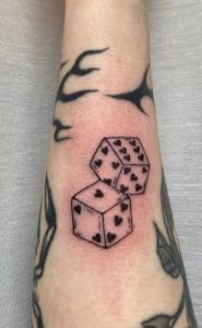 Rolling in Style: The Top 100 Dice Tattoos & Meanings - Tattoo Me Now
