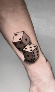 Rolling in Style: The Top 100 Dice Tattoos & Meanings - Tattoo Me Now