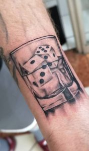 Rolling in Style: The Top 100 Dice Tattoos & Meanings - Tattoo Me Now