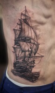 100+ Ship Tattoos That Will Set Sail Your Imagination - Tattoo Me Now