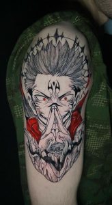 65 Sukuna Tattoos that Honour the Cursed King - Tattoo Me Now