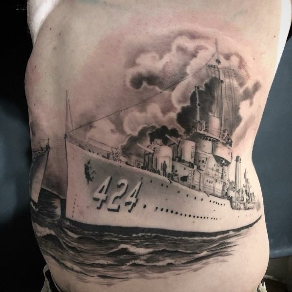 100+ Ship Tattoos That Will Set Sail Your Imagination - Tattoo Me Now