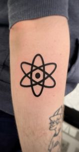 85 Atom Tattoos to Showcase Your Love for Science - Tattoo Me Now