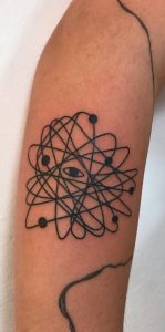 85 Atom Tattoos to Showcase Your Love for Science - Tattoo Me Now