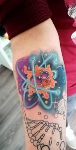 85 Atom Tattoos to Showcase Your Love for Science - Tattoo Me Now