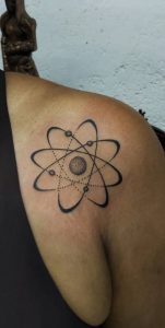 85 Atom Tattoos to Showcase Your Love for Science - Tattoo Me Now