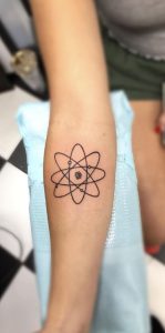85 Atom Tattoos to Showcase Your Love for Science - Tattoo Me Now
