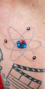85 Atom Tattoos to Showcase Your Love for Science - Tattoo Me Now