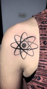 85 Atom Tattoos to Showcase Your Love for Science - Tattoo Me Now