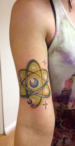 85 Atom Tattoos to Showcase Your Love for Science - Tattoo Me Now