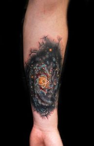 85 Atom Tattoos to Showcase Your Love for Science - Tattoo Me Now