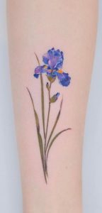 100 Unique and Meaningful Iris Tattoos - Tattoo Me Now