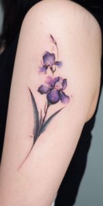 100 Unique and Meaningful Iris Tattoos - Tattoo Me Now