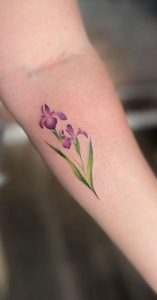 100 Unique and Meaningful Iris Tattoos - Tattoo Me Now