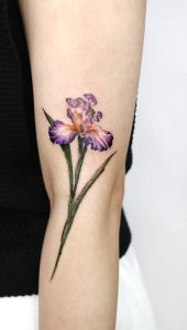 100 Unique and Meaningful Iris Tattoos - Tattoo Me Now