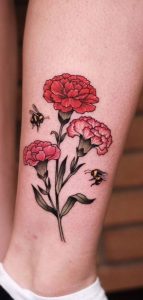 100 Unique and Meaningful Carnation Tattoos - Tattoo Me Now