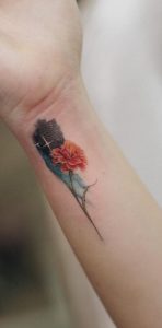 100 Unique and Meaningful Carnation Tattoos - Tattoo Me Now