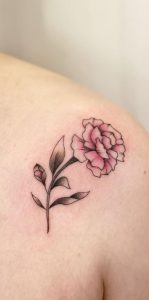 100 Unique and Meaningful Carnation Tattoos - Tattoo Me Now