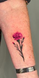 100 Unique and Meaningful Carnation Tattoos - Tattoo Me Now