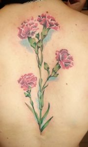 100 Unique and Meaningful Carnation Tattoos - Tattoo Me Now