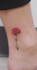 100 Unique and Meaningful Carnation Tattoos - Tattoo Me Now