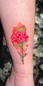 100 Unique and Meaningful Carnation Tattoos - Tattoo Me Now