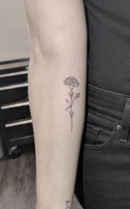100 Unique and Meaningful Carnation Tattoos - Tattoo Me Now