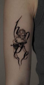 100 Cherub Tattoos for Divine Inspiration - Tattoo Me Now
