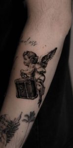 100 Cherub Tattoos for Divine Inspiration - Tattoo Me Now