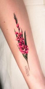 75 Meaningful Gladiolus Tattoos, Designs & Ideas - Tattoo Me Now