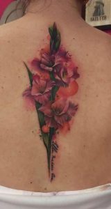 75 Meaningful Gladiolus Tattoos, Designs & Ideas - Tattoo Me Now