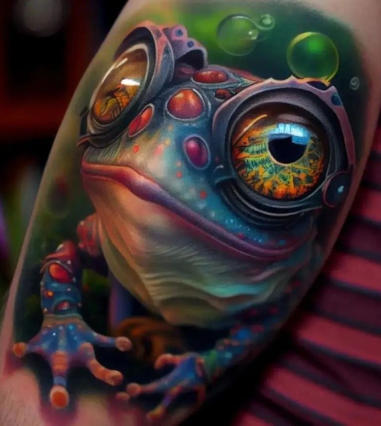100 Ribbiting Frog Tattoo Designs, Ideas, and Meanings - Tattoo Me Now