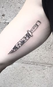 100 Knife Tattoos and Their Hidden Symbolism - Tattoo Me Now