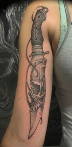 100 Knife Tattoos and Their Hidden Symbolism - Tattoo Me Now
