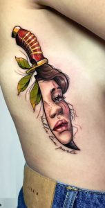 100 Knife Tattoos and Their Hidden Symbolism - Tattoo Me Now