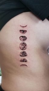 100 Enchanting Moon Phase Tattoos & Meanings - Tattoo Me Now