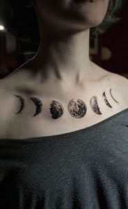 100 Enchanting Moon Phase Tattoos & Meanings - Tattoo Me Now