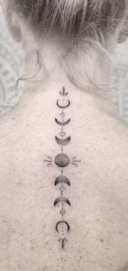 100 Enchanting Moon Phase Tattoos & Meanings - Tattoo Me Now