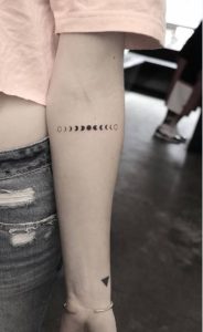 100 Enchanting Moon Phase Tattoos & Meanings - Tattoo Me Now
