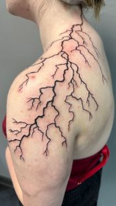 100 Electrifying Lightning Tattoo Designs - Tattoo Me Now