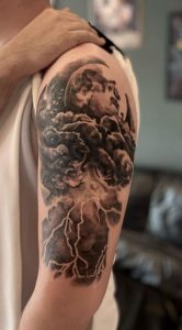 100 Electrifying Lightning Tattoo Designs - Tattoo Me Now