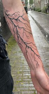 100 Electrifying Lightning Tattoo Designs - Tattoo Me Now